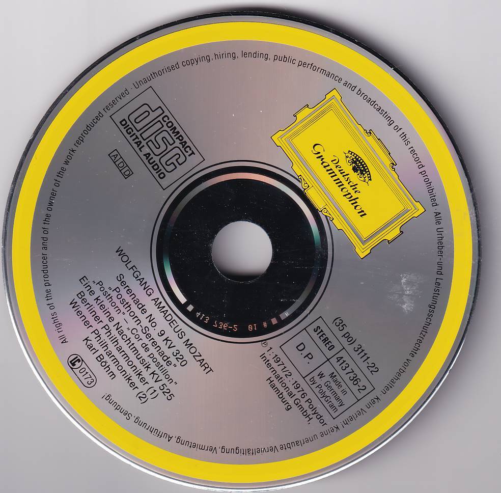 Yahoo!オークション - ベーム/BPO モーツァルト ポストホルン・セレナ...