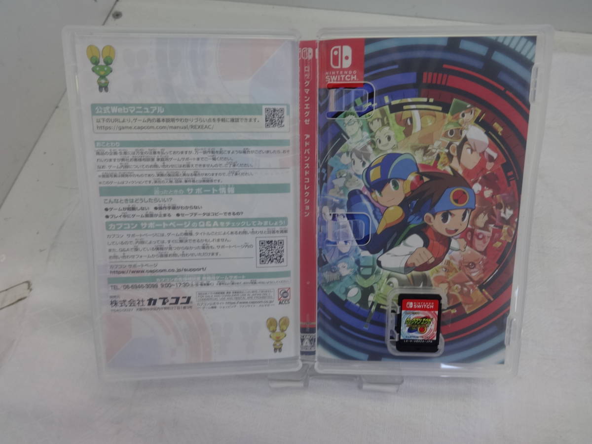 Yahoo!オークション - T866 スイッチソフト ロックマンエグゼ アドバン...