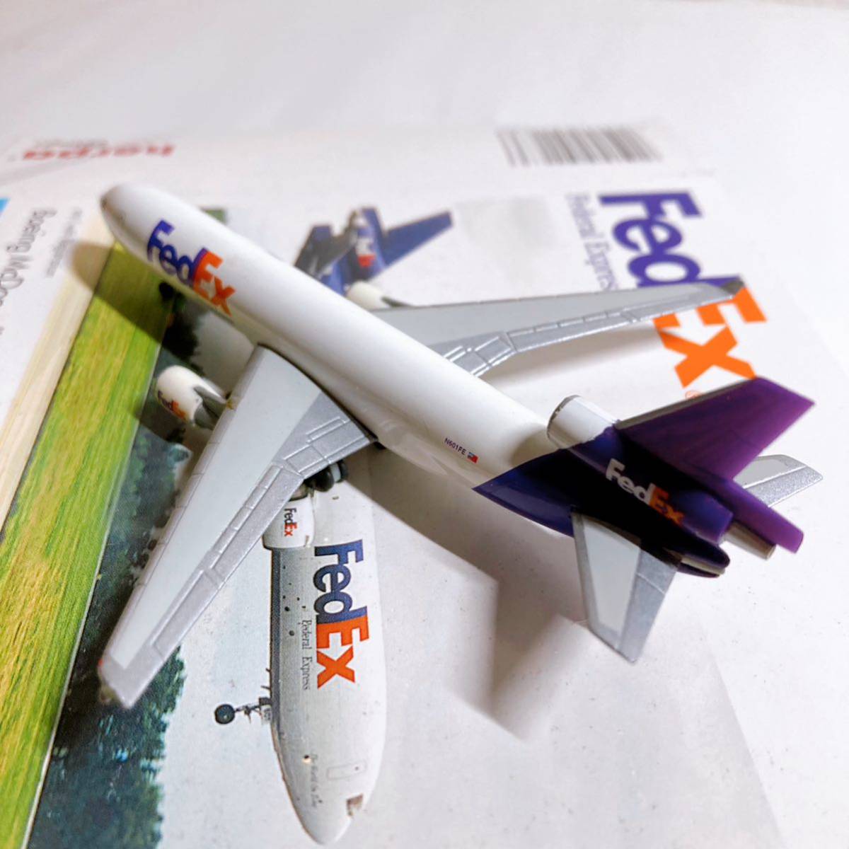 Yahoo!オークション - ヘルパ FedEx ボーイング MD-11 1/500 【herpa ...