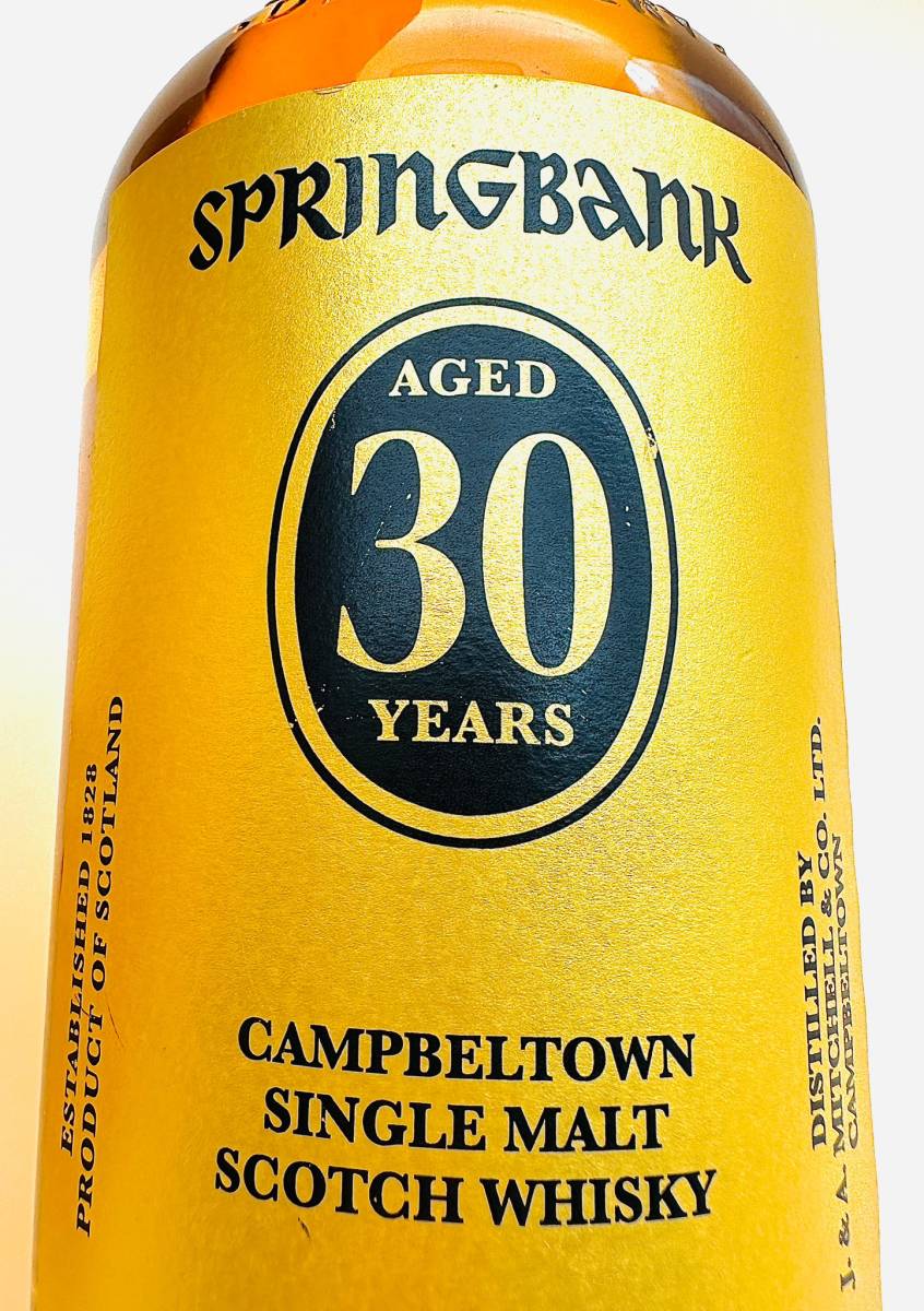 代購代標第一品牌－樂淘letao－Springbank 2022 30yo スプリングバンク 2022年 30年熟成 未開封 サントリー マッカラン ボウモア イチローズモルト アードベッグ