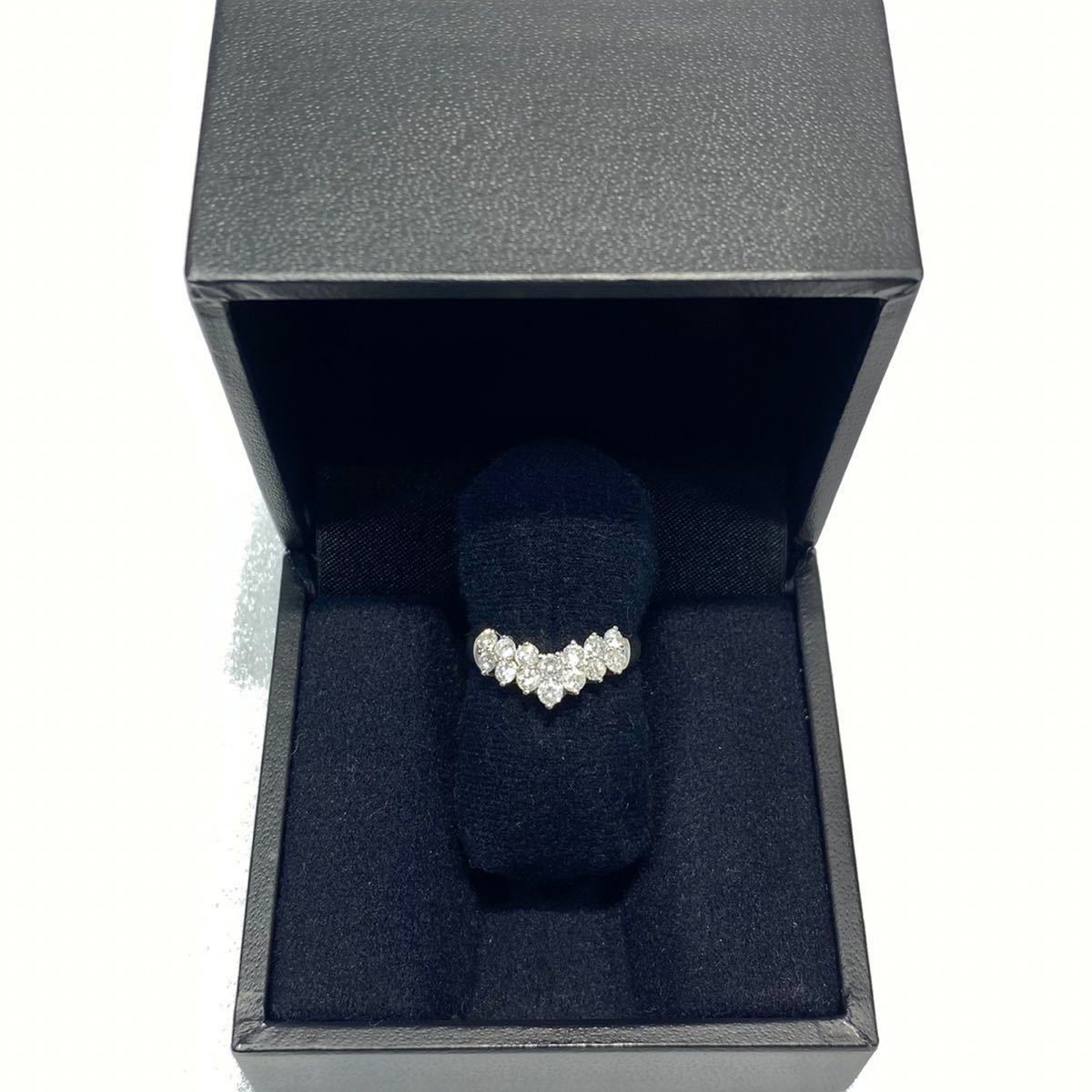 Yahoo!オークション - 1円スタ【0.75ct】PT900 4.2g ♯12.5 プラチナ ...