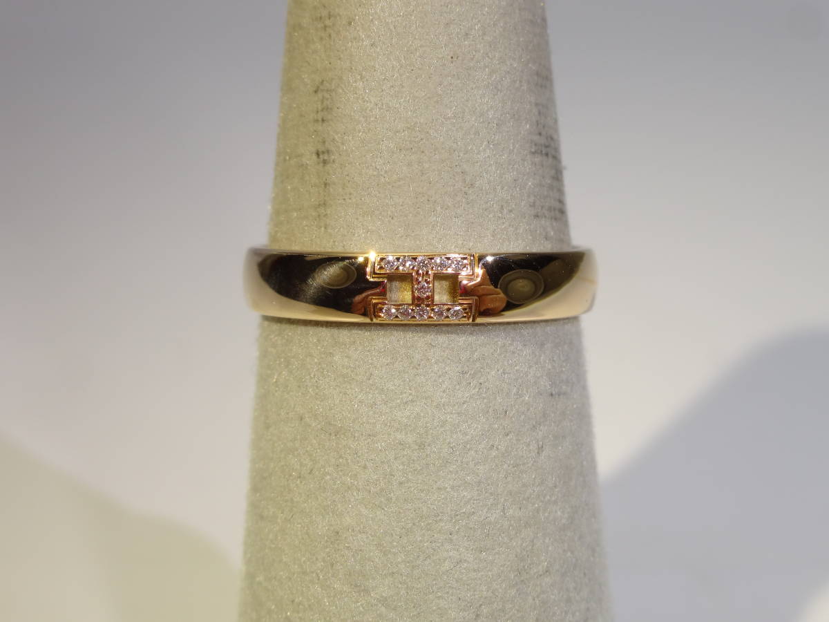 エルメス ヘラクレス Au750 K18PG ダイヤ #54 約13.5号位 約3.3g位 仕上済 リング 232o(指輪)｜売買されたオークション情報、yahooの商品情報をアーカイブ公開 ...