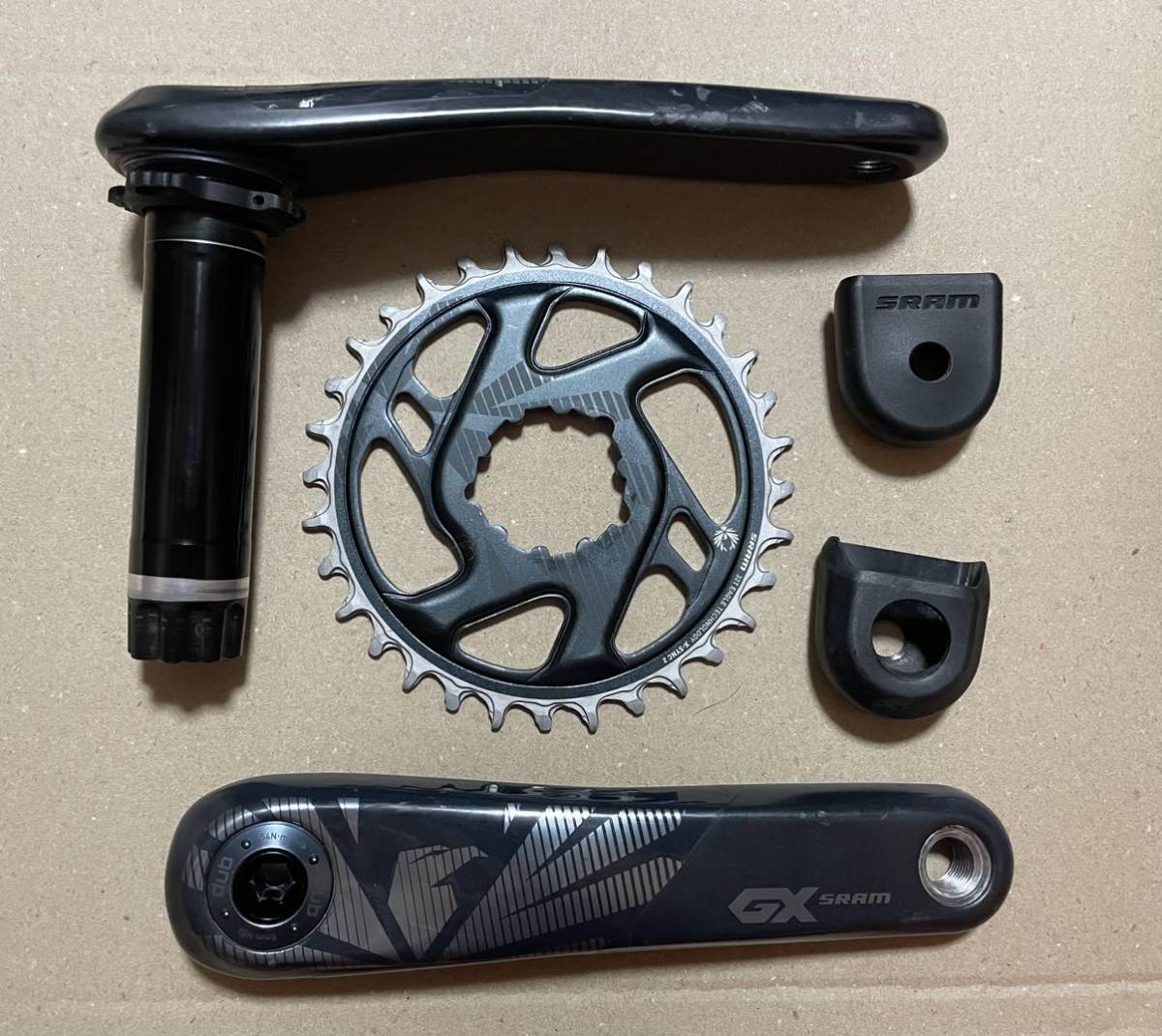 SRAM GX Eagle DUB カーボンクランクセット ブーストルナグレー 170mmx32T(セット)｜売買されたオークション情報、yahooの商品情報をアーカイブ公開 - オークファン ...