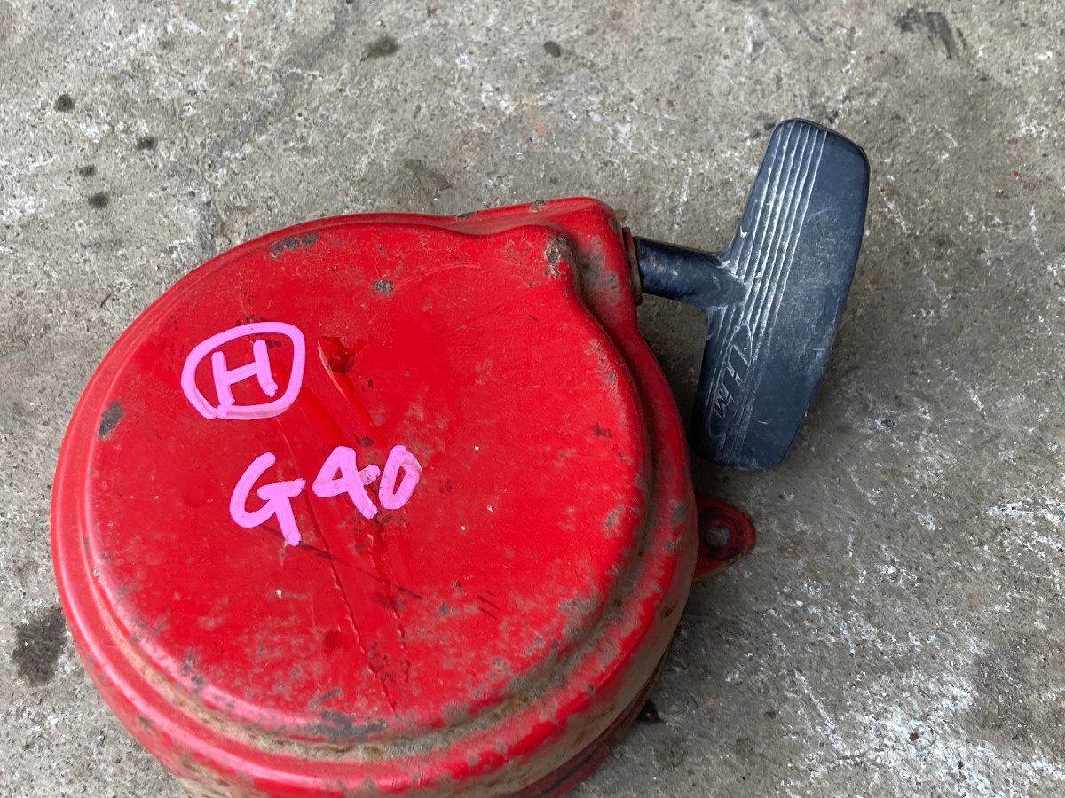 Yahoo!オークション - 【滋賀発】 発動機 ホンダ G40 リコイルスタータ...