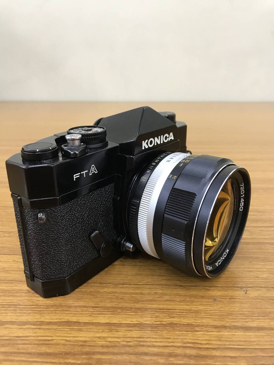 代購代標第一品牌－樂淘letao－★ Konica コニカ FTA Black 35mm SLR Film Camera + Hexanon 57mm f1.2 Lens ケース フィルター ...