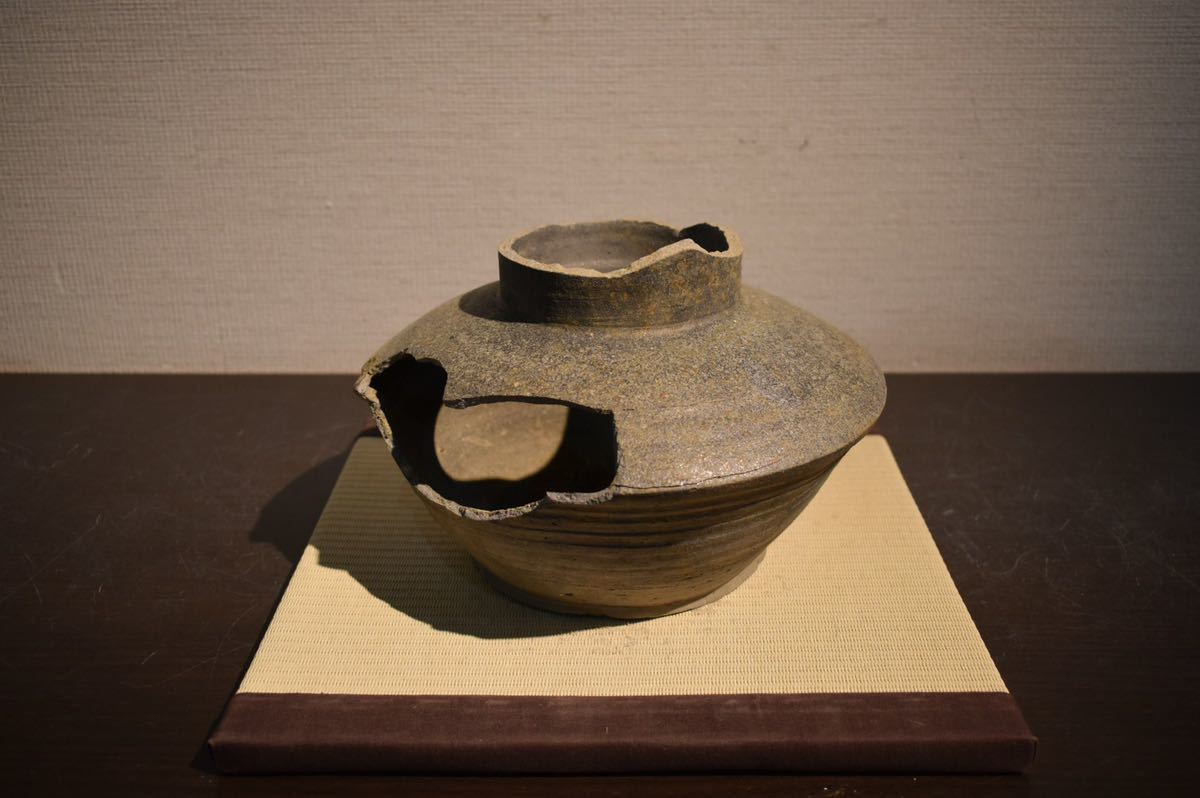 Yahoo!オークション - 【GE】Y93【コレクター所蔵品】時代 新羅壷 /朝...