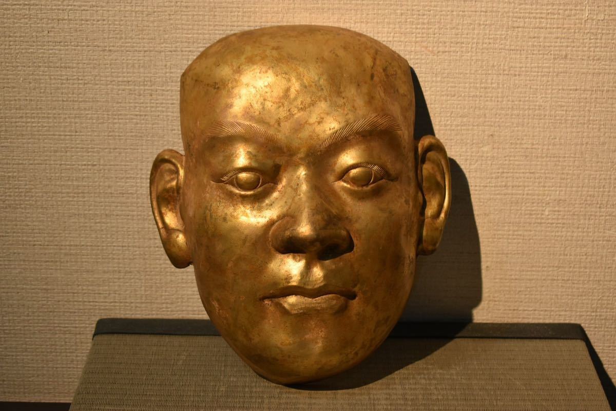 Yahoo!オークション - 【GE】Z47【コレクター所蔵品】時代 銅鍍金面/美...