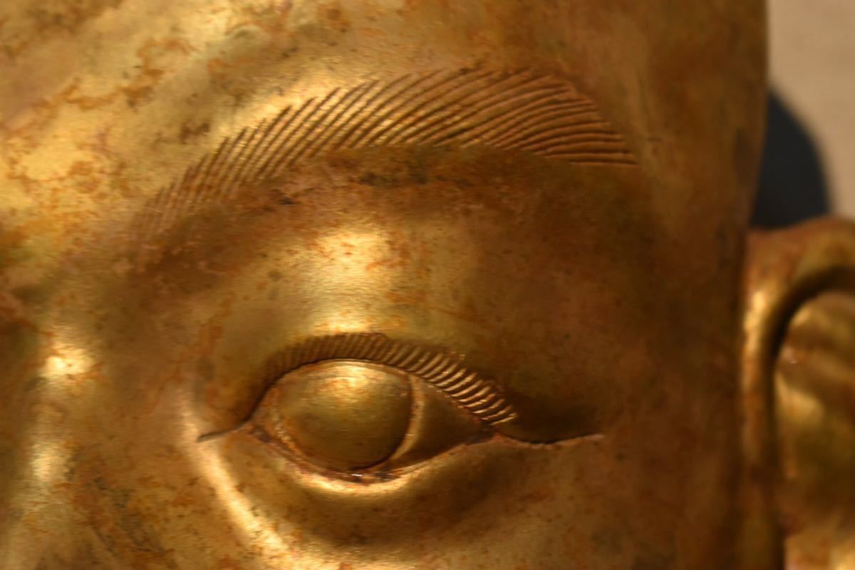 Yahoo!オークション - 【GE】Z47【コレクター所蔵品】時代 銅鍍金面/美...