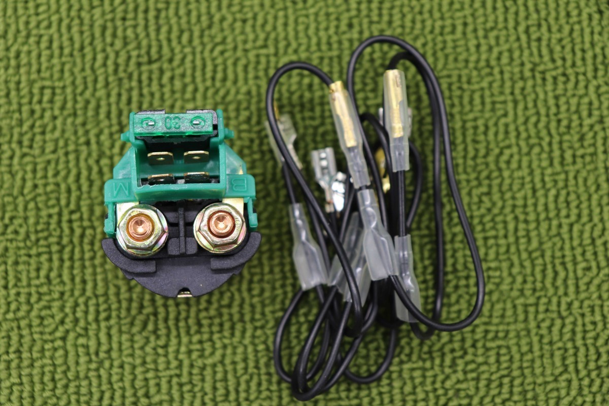 Yahoo!オークション - 12V配線付SR10送料無料社外新品 スターターリレ...