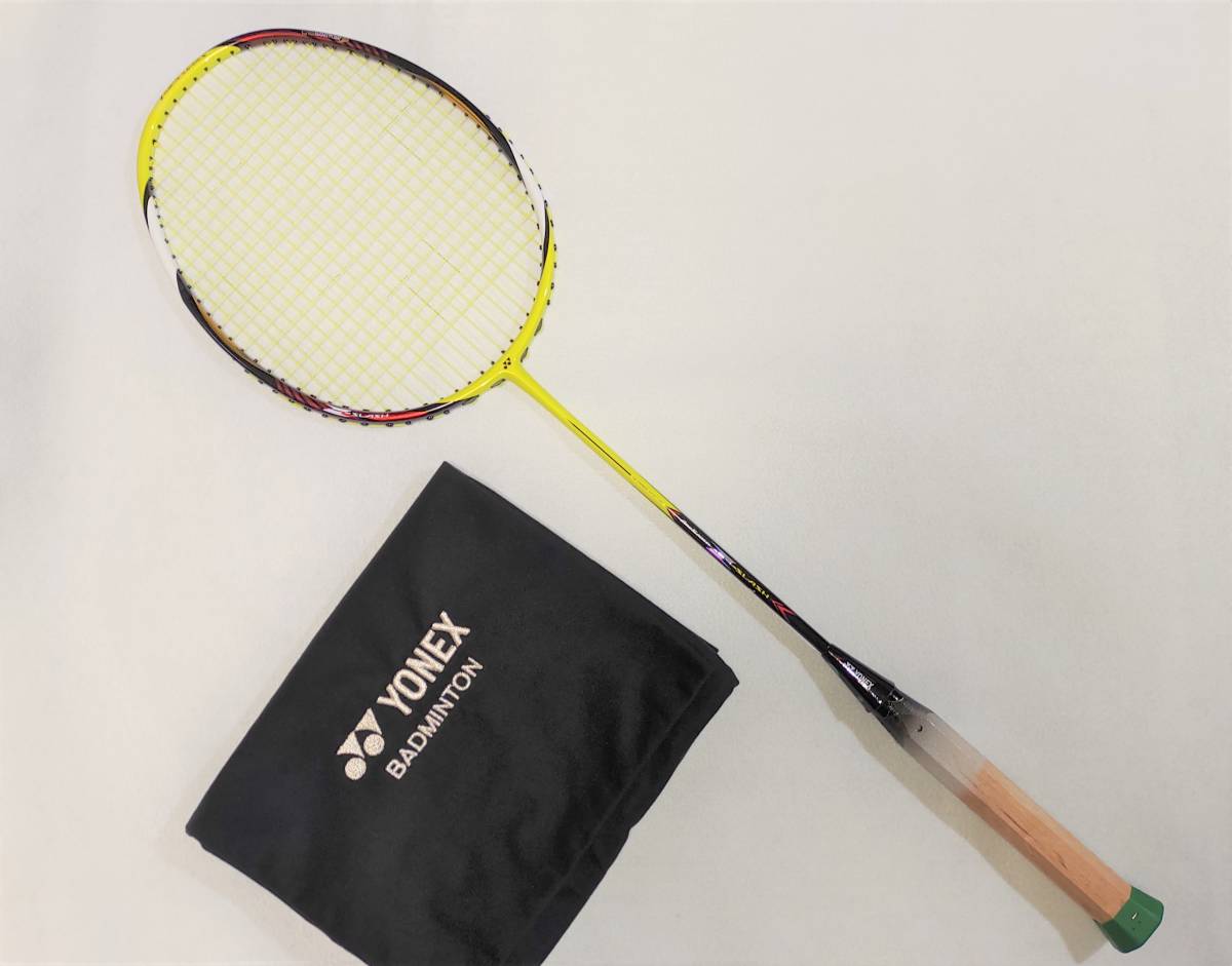 Yahoo!オークション - 美品 YONEX ARC SABER Z-SLASH 3U5 レーザーイエ...