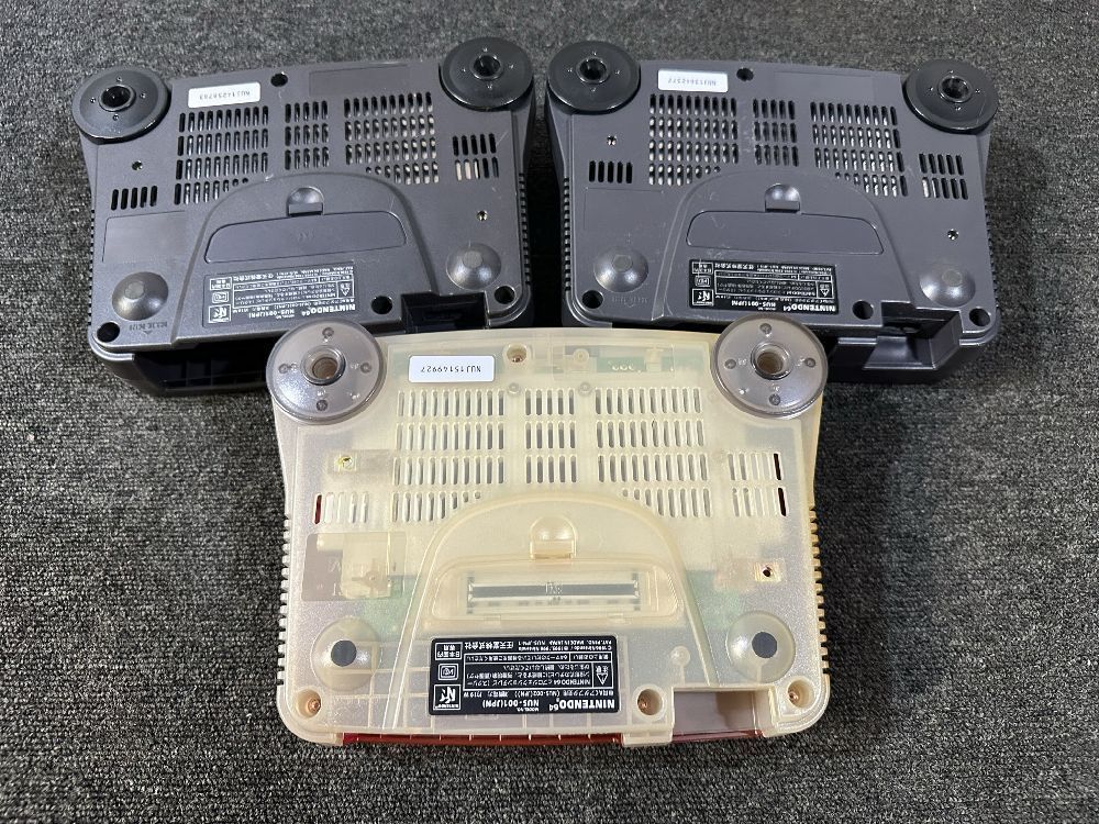 代購代標第一品牌－樂淘letao－130 〇 ゆけゆけ!! トラブルメーカーズ ソフト他 任天堂 ニンテンドー Nintendo64 本体 アダプター 等まとめて 限定品 クリアレッド 〇