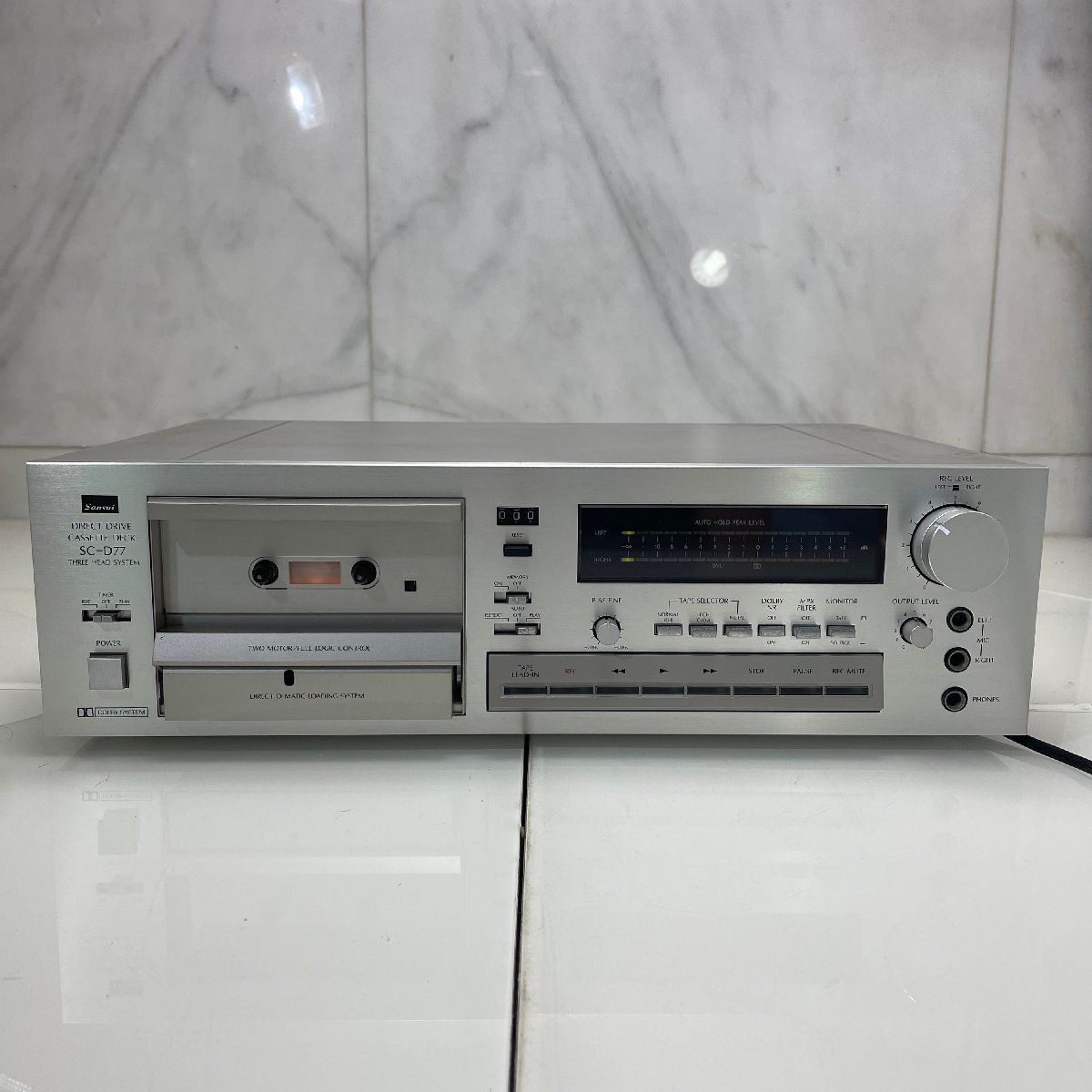Yahoo!オークション - ∞M∞ SANSUI サンスイ 3ヘッドカセットデッキ S...