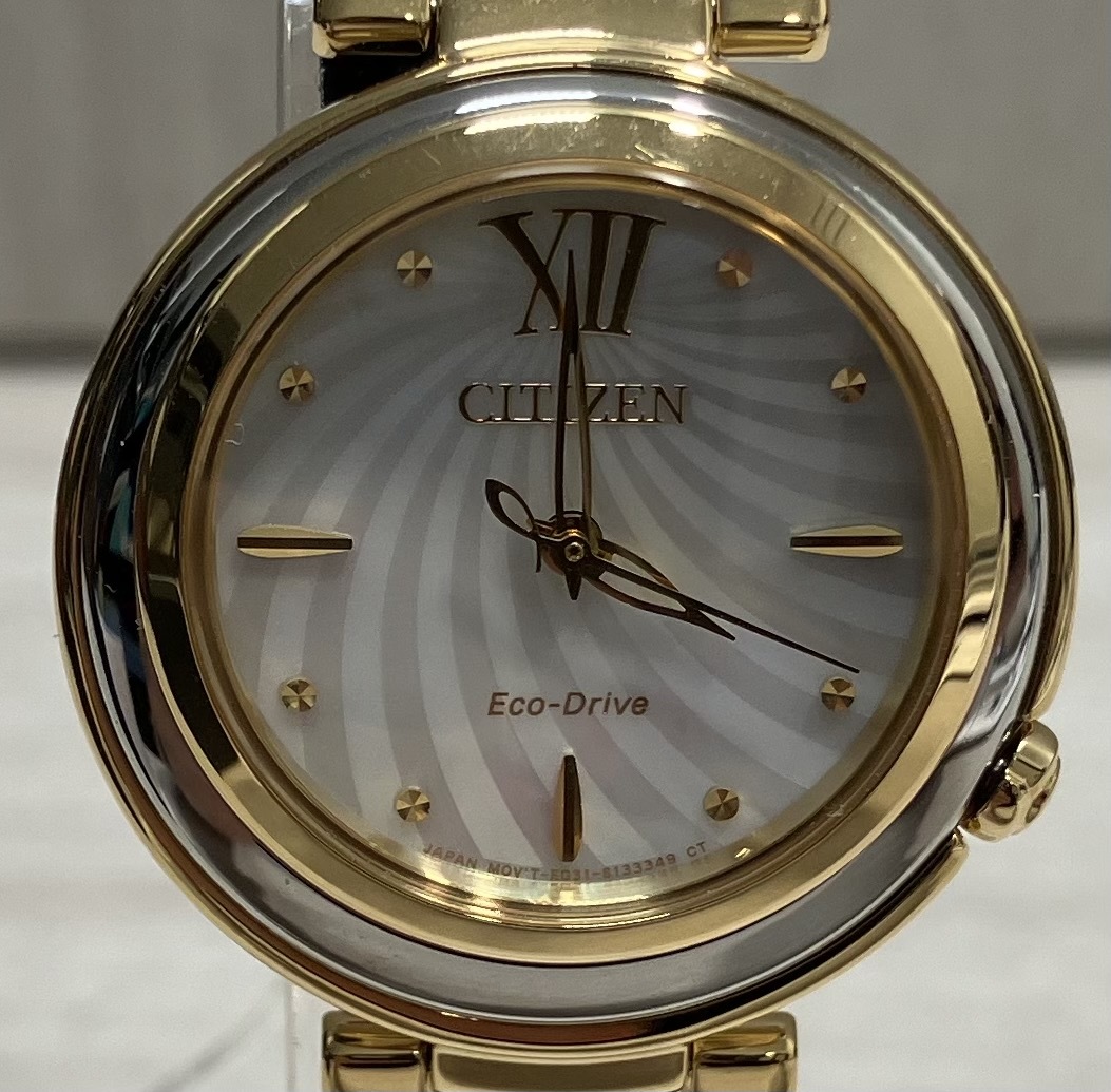 在庫整理 1円スタート シチズン CITIZEN ソーラー エコドライブ eco Drive E031-S093295 611030480 レディース時計(その他)｜売買されたオークション情報 ...