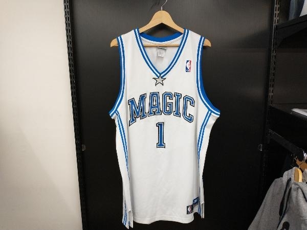 Yahoo!オークション - Reebok リーボック MAGIC McGRADY ゲームシャツ ...