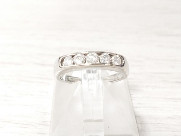 Yahoo!オークション - 【ダイヤ付プラチナリング】Pt900／ダイヤ0.51ct...
