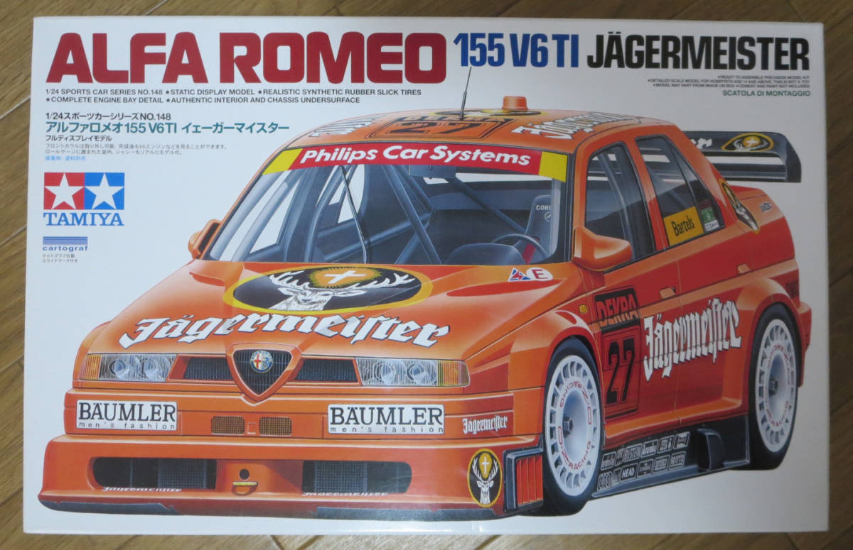 タミヤ 1/24 アルファロメオ155 V6TI イエーガーマイスター / ALFA ROMEO 155 V6 TI カルトグラフ社製スライドマーク付き(GT)｜売買されたオークション情報 ...