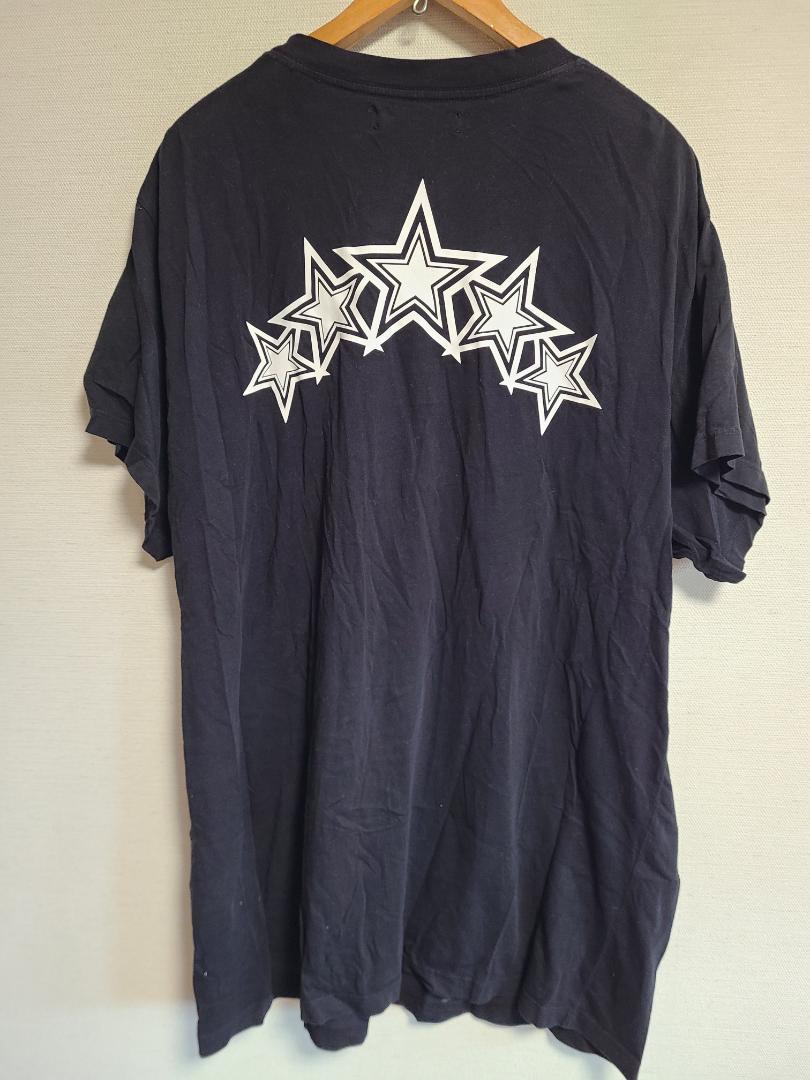アミリ Tシャツ 半袖 星 ロゴ プリント 黒 カットソー AMIRI アミリ Tシャツ 半袖 星 ロゴ プリント 黒 カットソー AMIRI