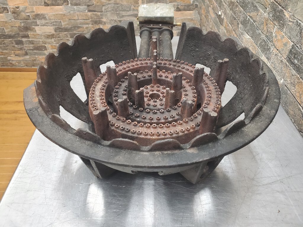 Yahoo!オークション - U075-1 kanei 伊藤産業 1口ガスコンロ 鋳物コン...