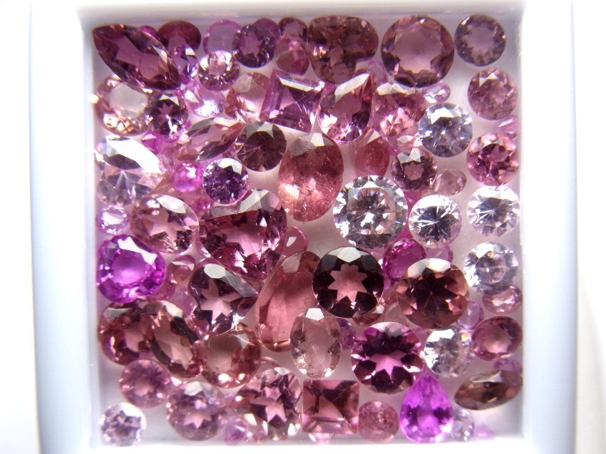 Yahoo!オークション - [Shimoe]最落無し 1円～合計10．7ct ピン...