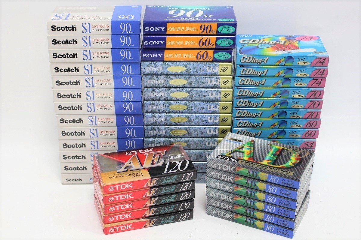 Yahoo!オークション - 【未使用品】 カセットテープ 計50本 SONY ソニ...