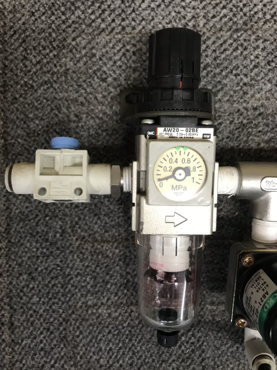 Yahoo!オークション - SMC AW20-02BE/CKD AB21-02-3/SMC VDW21-2G-1 現...