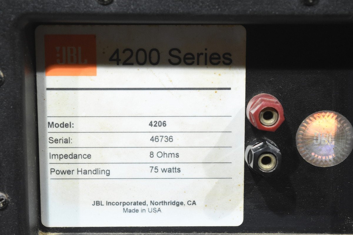 Yahoo!オークション - JBL 4206 4200 Series スピーカーペア