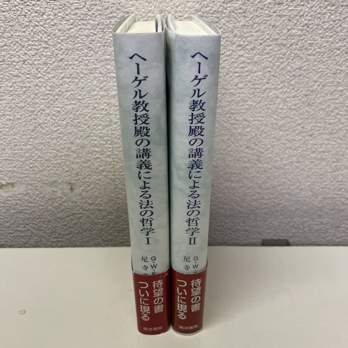 日本代購代標第一品牌【樂淘letao】－R08♪ヘーゲル教授殿の講義による法の哲学Ⅰ・Ⅱ 全2冊セット G.W.F.ヘーゲル 尼寺義弘 訳 晃洋書房 2008年★230712