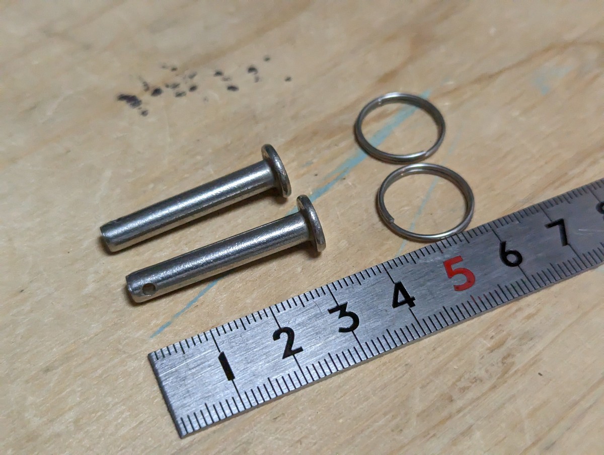 代購代標第一品牌－樂淘letao－サイドステー ロックピン アジャスター ピン 4.9mm ロング 2個セット