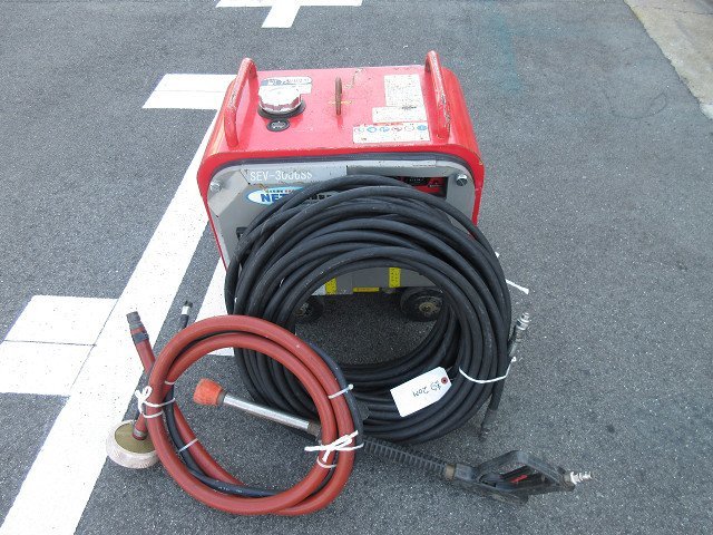 Yahoo!オークション - 6853 1円スタート スーパー工業 エンジン式 高...