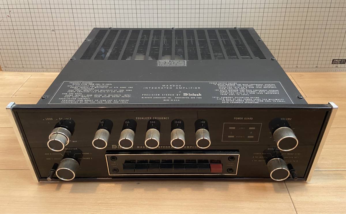 Yahoo!オークション - McIntosh MA6200／マッキントッシュ プリメイン...