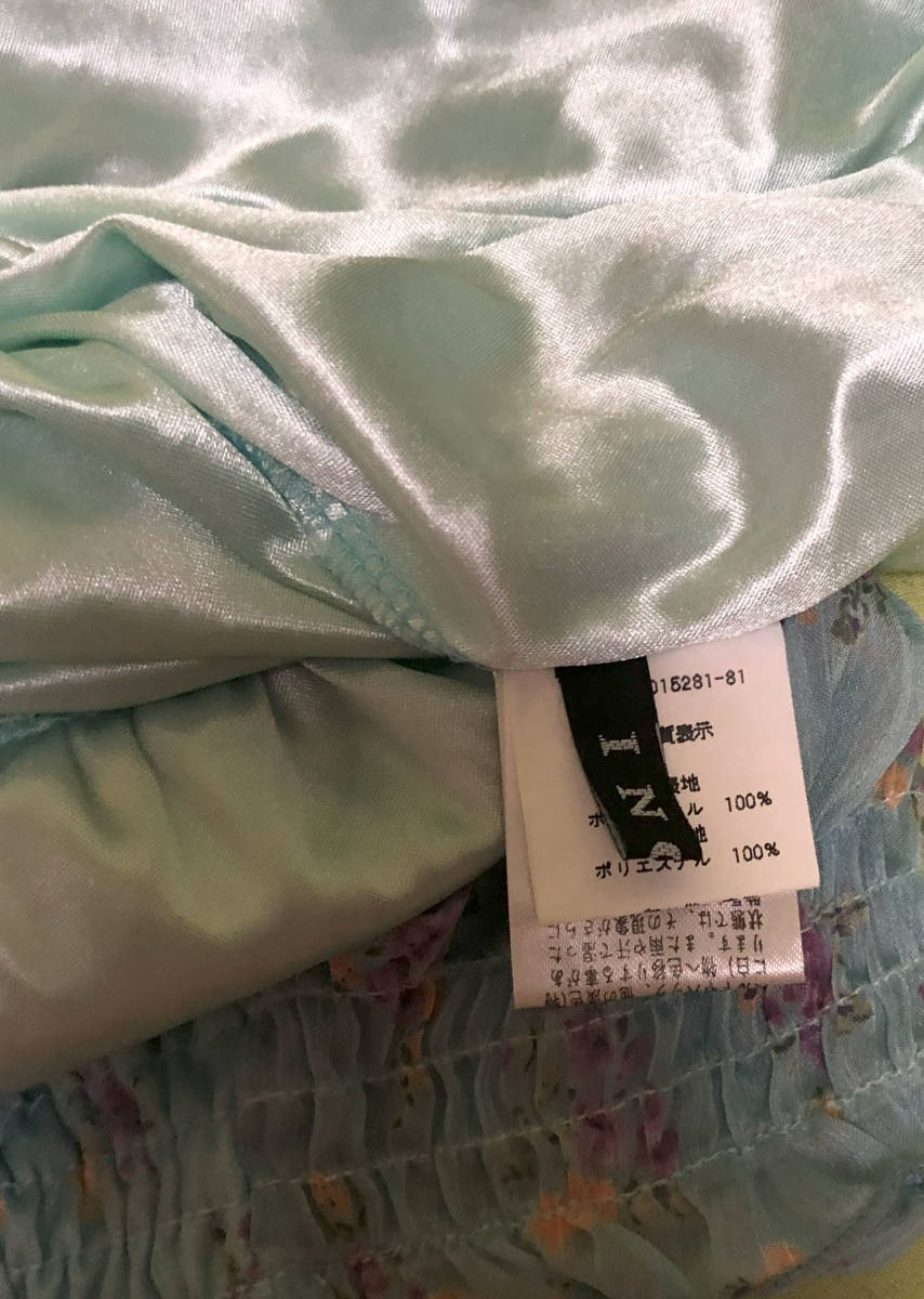 日本代購代標第一品牌【樂淘letao】－INGNI！イング！アマロリ風ブルーワンピ！ゴム使用で伸縮するので気軽に着用できます。X’masパーティに！