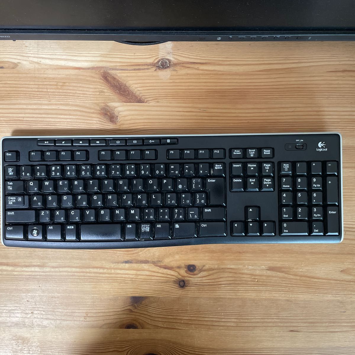 ワイヤレスキーボード ロジクール K270 UNIFYING ユニファイング アダプタレシーバー無し｜PayPayフリマ