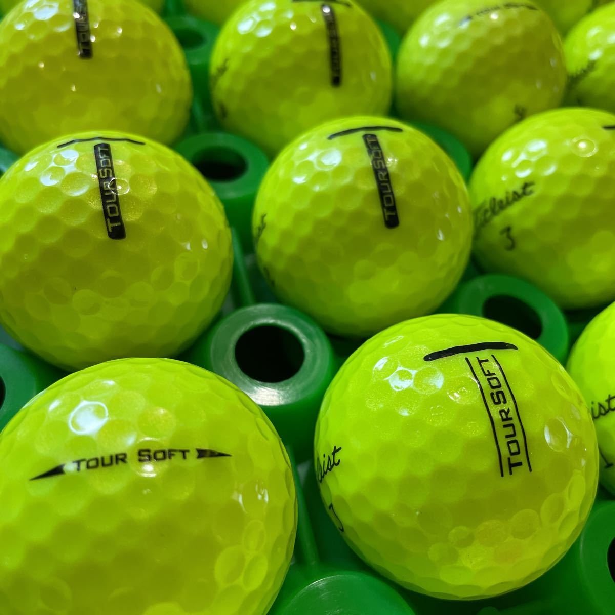 Yahoo!オークション - Y190 タイトリスト TOUR SOFT イエロー AB 24球