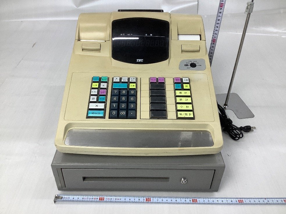 Yahoo!オークション - 東芝テック TEC レジスタ MA-600 全ボタン/印字...