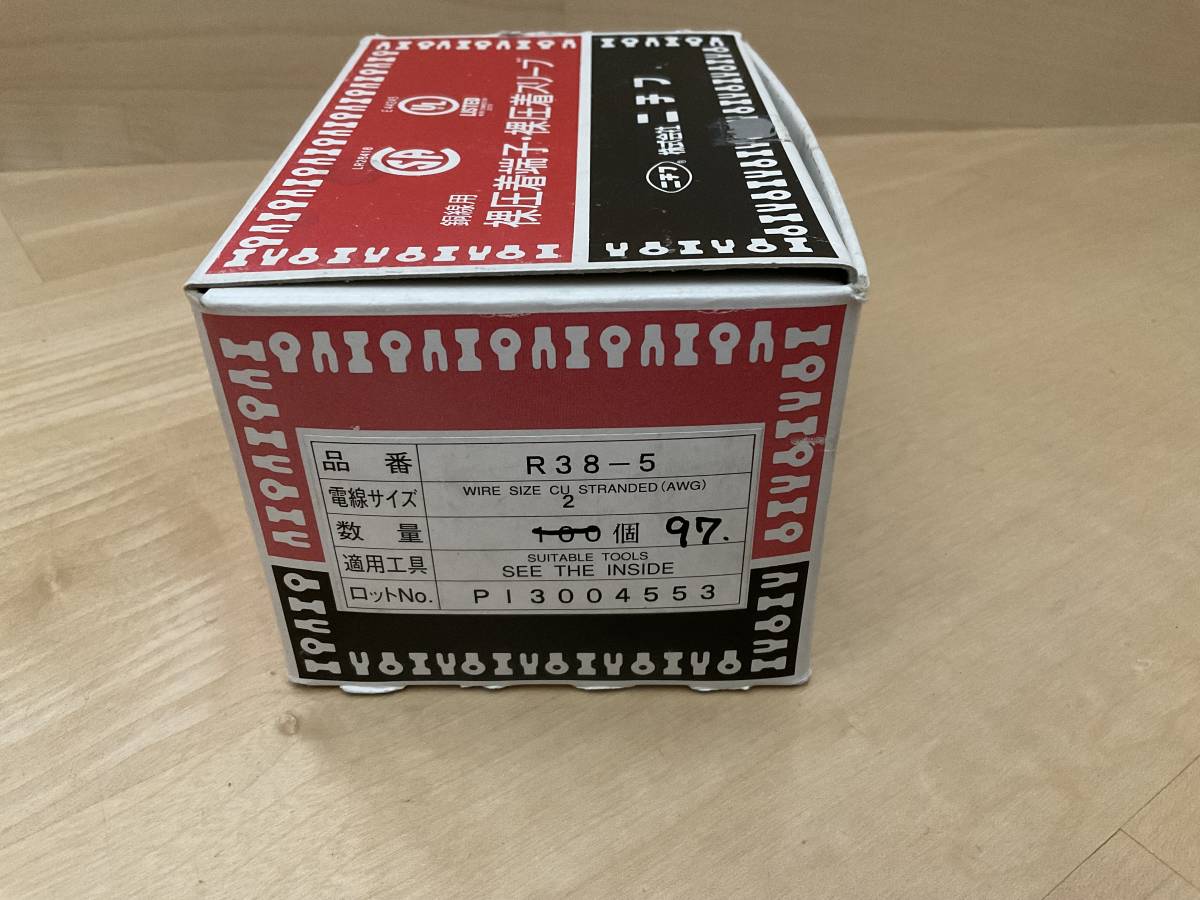 Yahoo!オークション - 未使用品 ニチフ圧着端子 R38-5 97個 送料無料