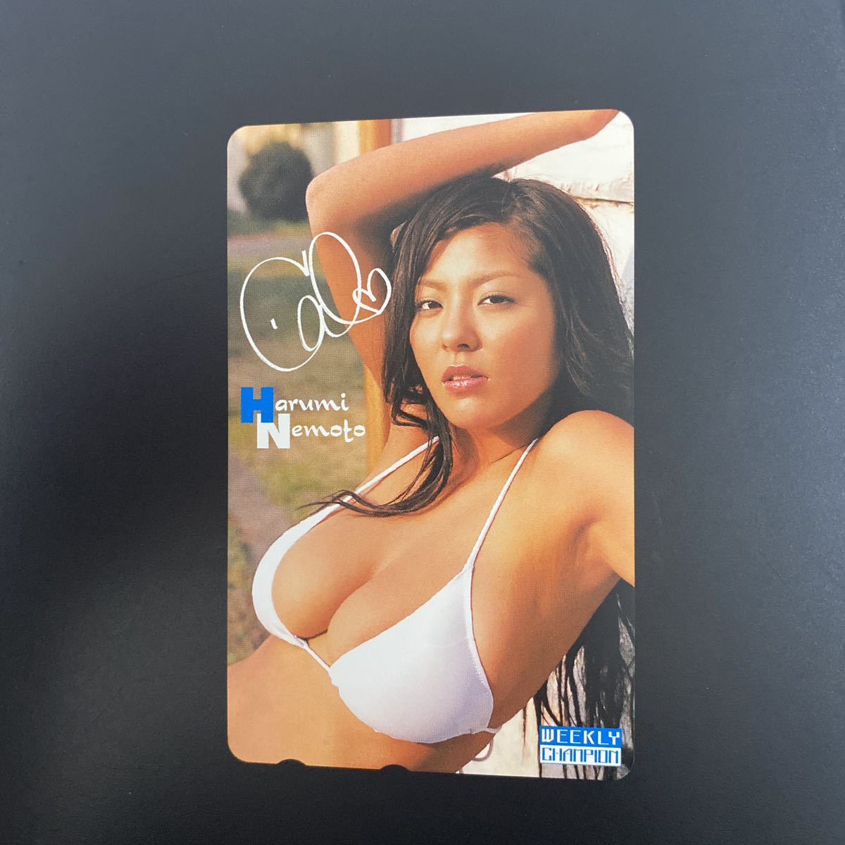 Yahoo!オークション - 根本はるみ テレカ 未使用 50度数 （B)O14