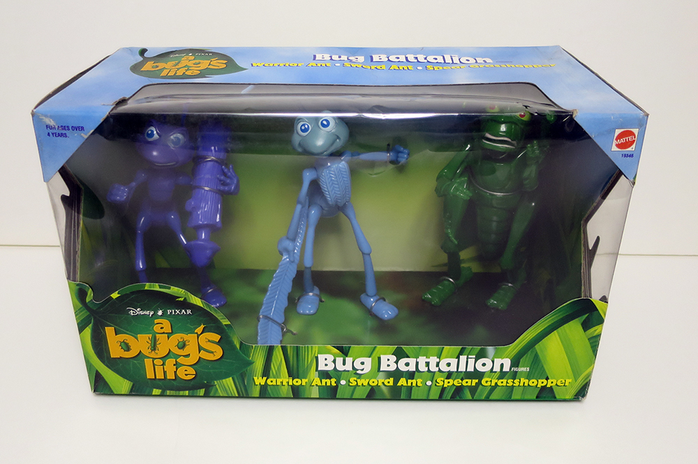 日本代購代標第一品牌【樂淘letao】－★バグズライフ フィギュア 3体セット Bug Battalion アリ バッタ 昆虫 a bugs life ディズニー ピクサー 1998
