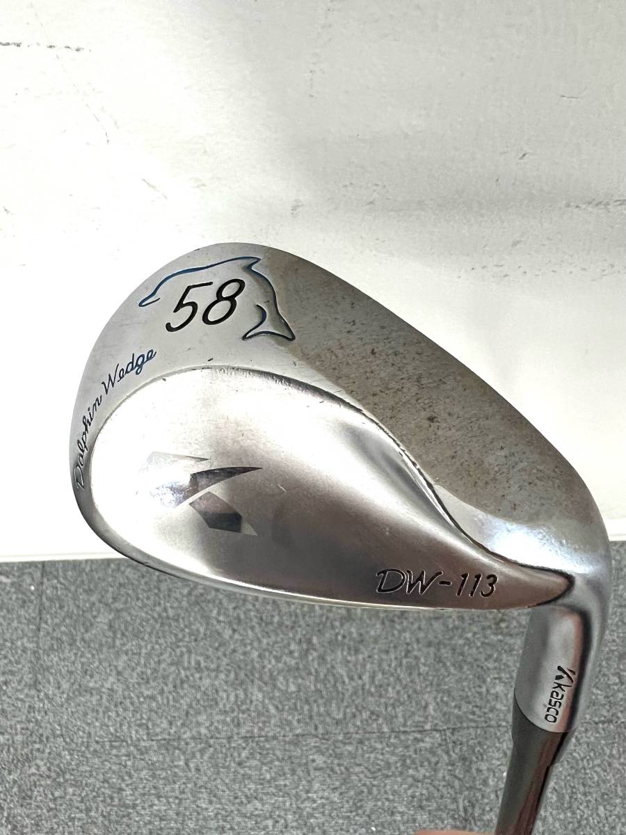 代購代標第一品牌－樂淘letao－A719-G2-706 kasco キャスコ Dolphin Wedge ドルフィンウェッジ 58° DW-113 D-MAX フレックスR 男性右利き用 ④
