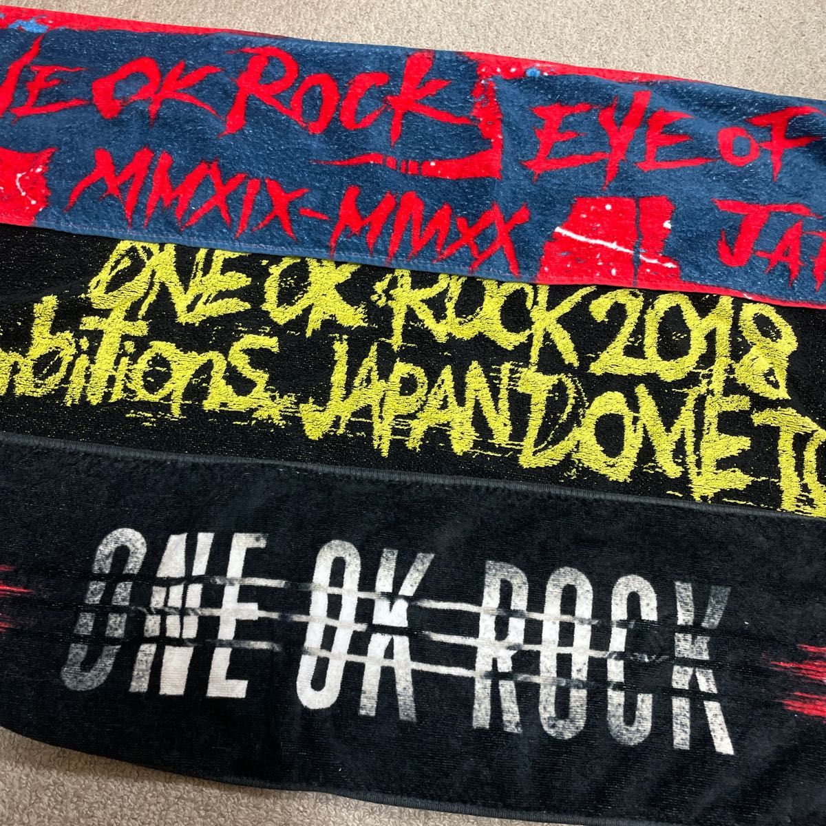 ONE OK ROCK ワンオク タオル セット売り まとめ売り フェス ONE OK ROCK ワンオク タオル セット売り まとめ売り フェス