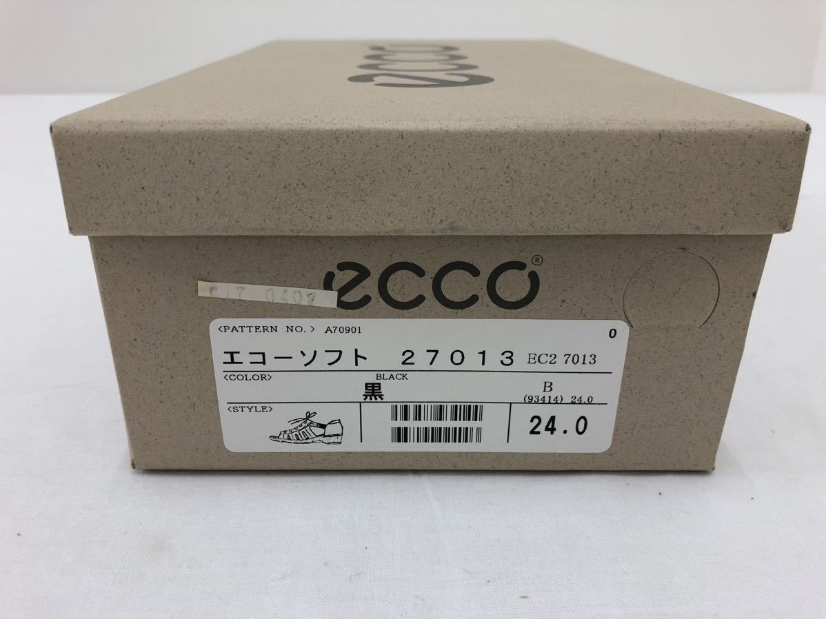 Yahoo!オークション - ECCO エコー サンダル 24cm レディース 箱付き