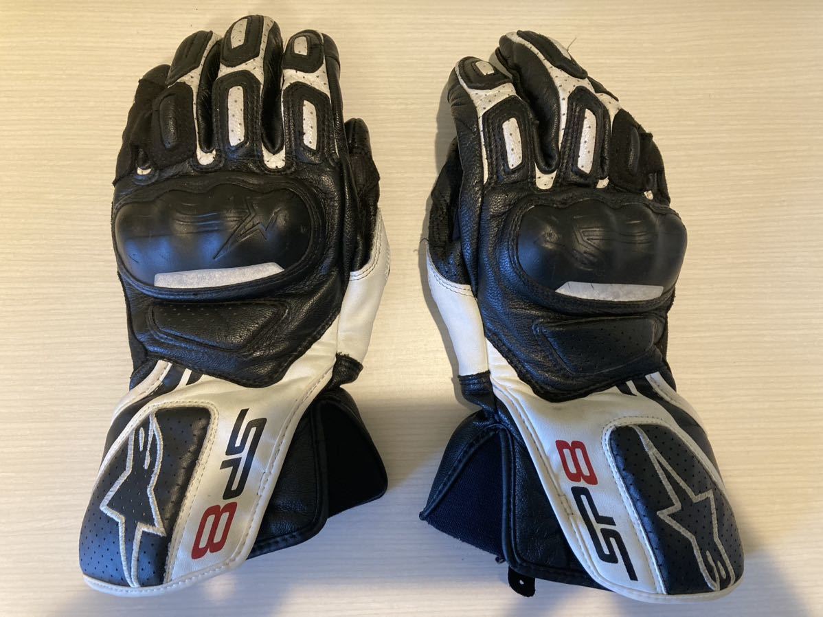 Yahoo!オークション - アルパインスターズ alpinestars SP8 V2 レザー...