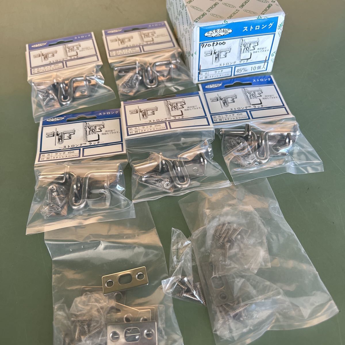 Yahoo!オークション - 100円〜 未使用 ストロング ラッチ 45m/m 5点纏...