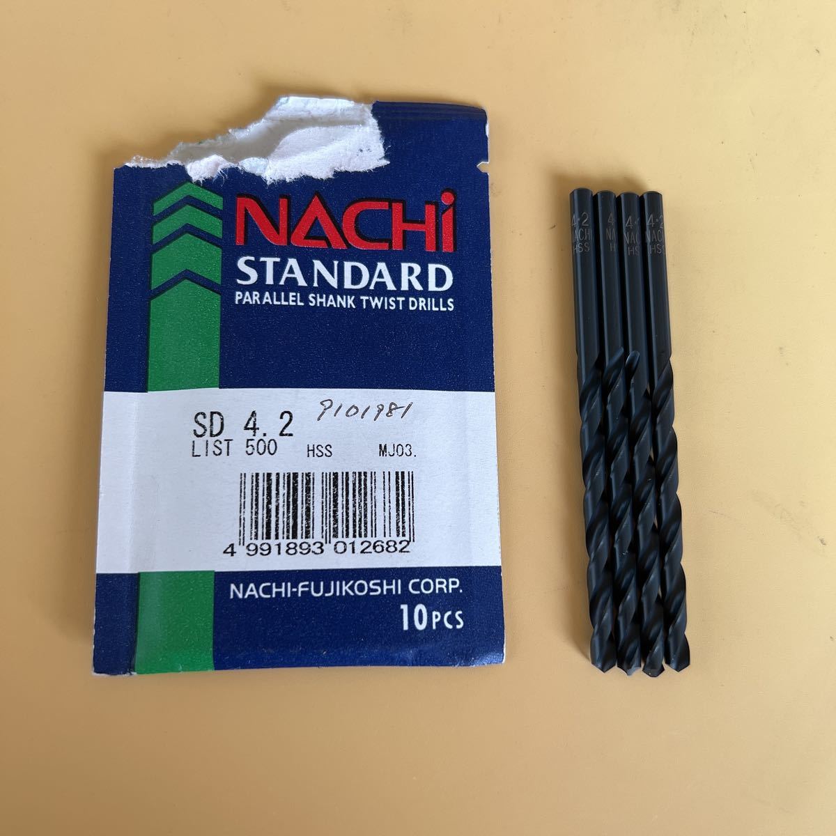 代購代標第一品牌－樂淘letao－100円〜★未使用★NACHI ナチドリル SD 4.2 4本纏め スタンダード