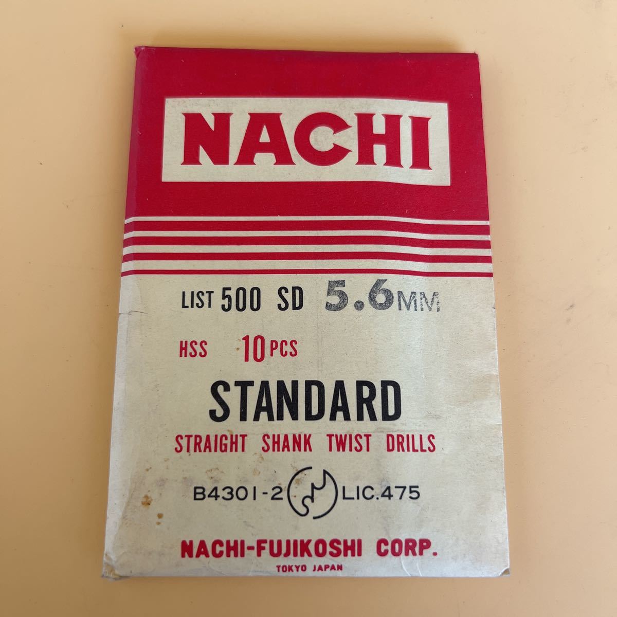 代購代標第一品牌－樂淘letao－100円〜★未使用★未開封 NACHI ナチドリル SD 5.6mm 10本纏め スタンダード