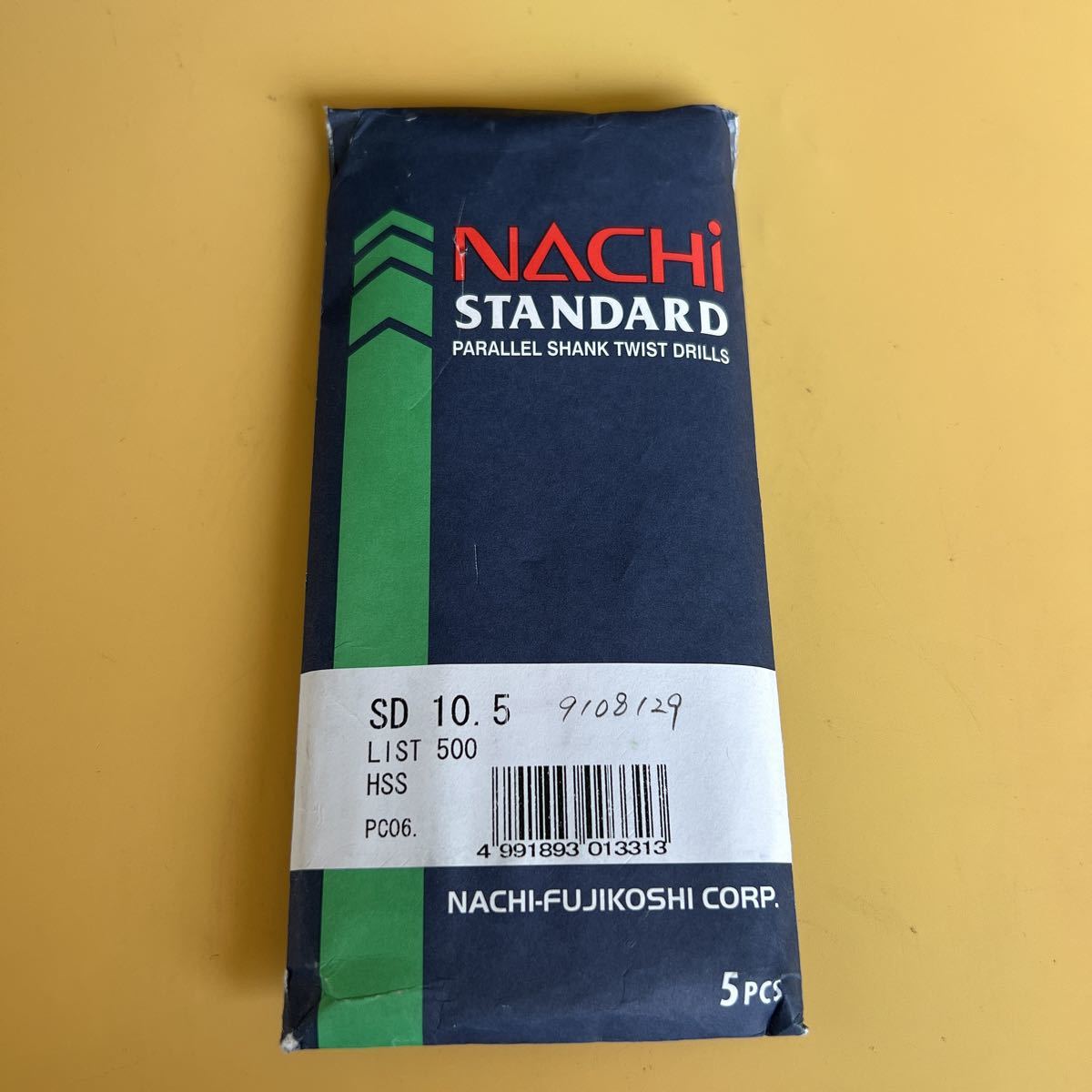 代購代標第一品牌－樂淘letao－100円〜★未使用★未開封 NACHI ナチドリル SD 10.5 5本纏め スタンダード