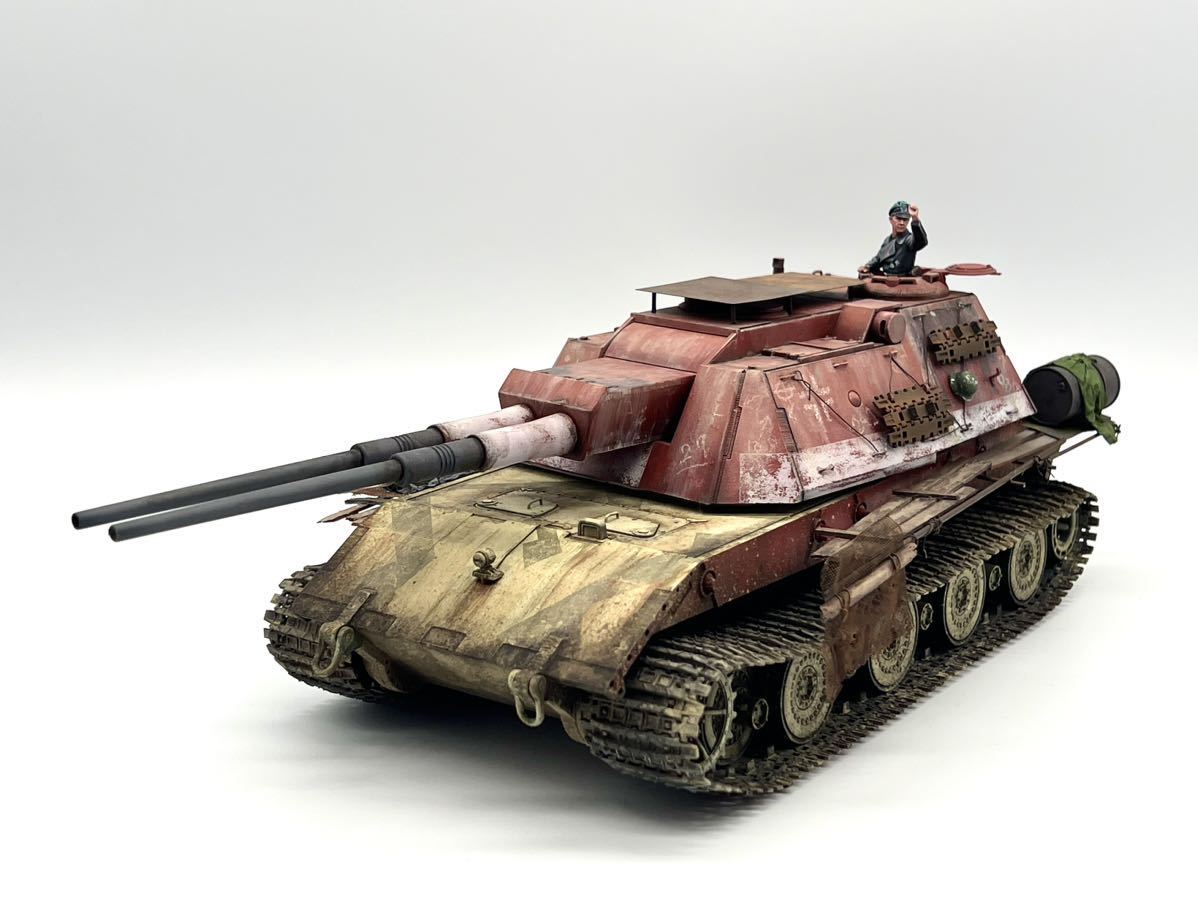 代購代標第一品牌－樂淘letao－アミュージングホビー 1/35 フラックパンツァーE100 塗装済み完成品 FLAK PANZER E-100