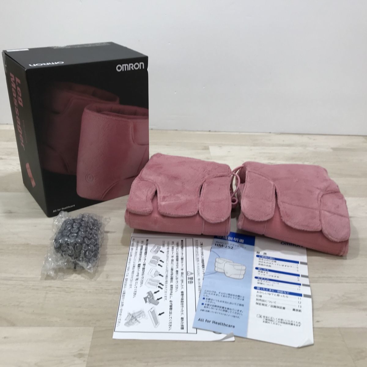 Omron オムロン レッグマッサージャ Hm 252 Pk ピンク N4043 フットマッサージャー |売買されたオークション情報