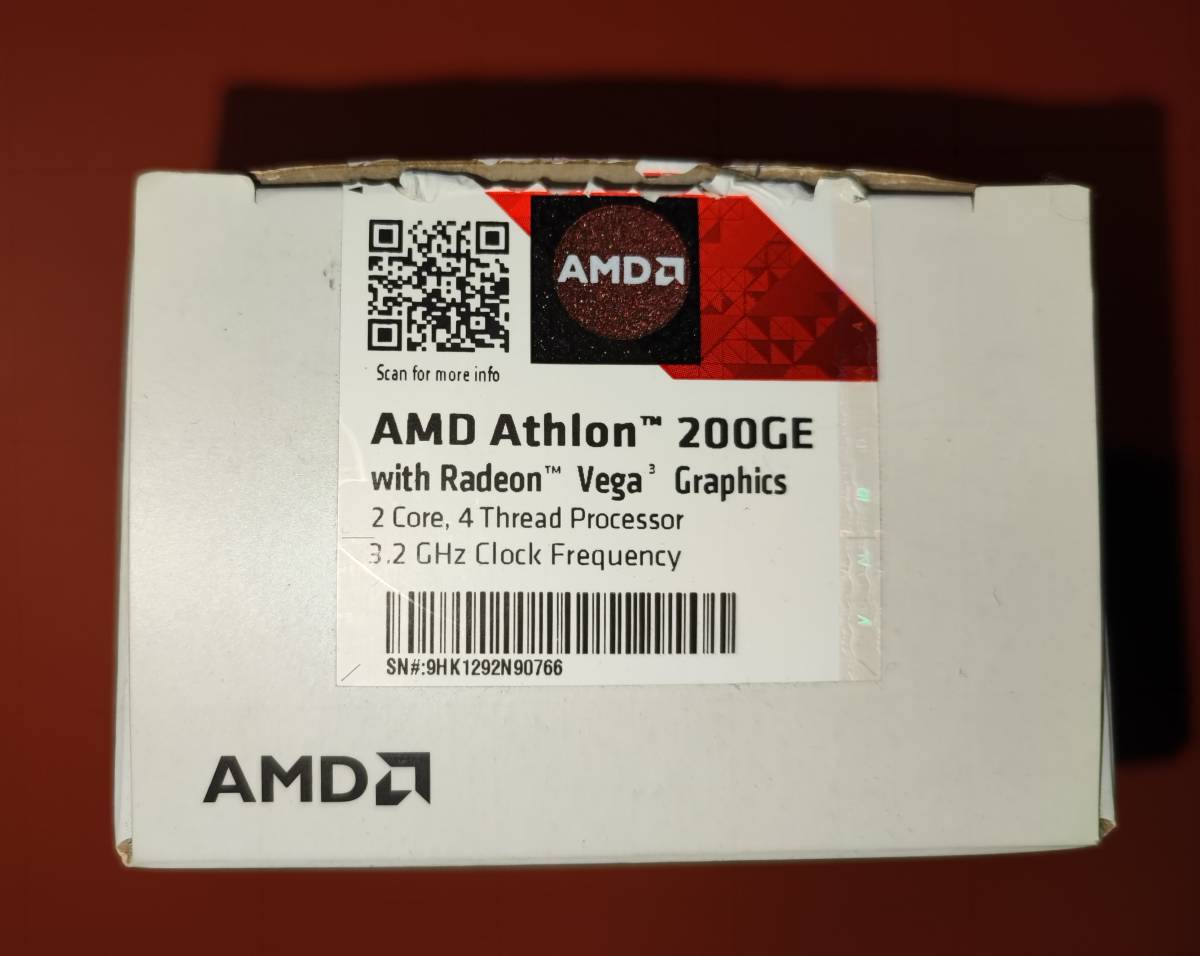 AMD Athlon 200GE BOX 付属CPUクーラー(Athlon)｜売買されたオークション情報、yahooの商品情報をアーカイブ公開 - オークファン（aucfan.com）