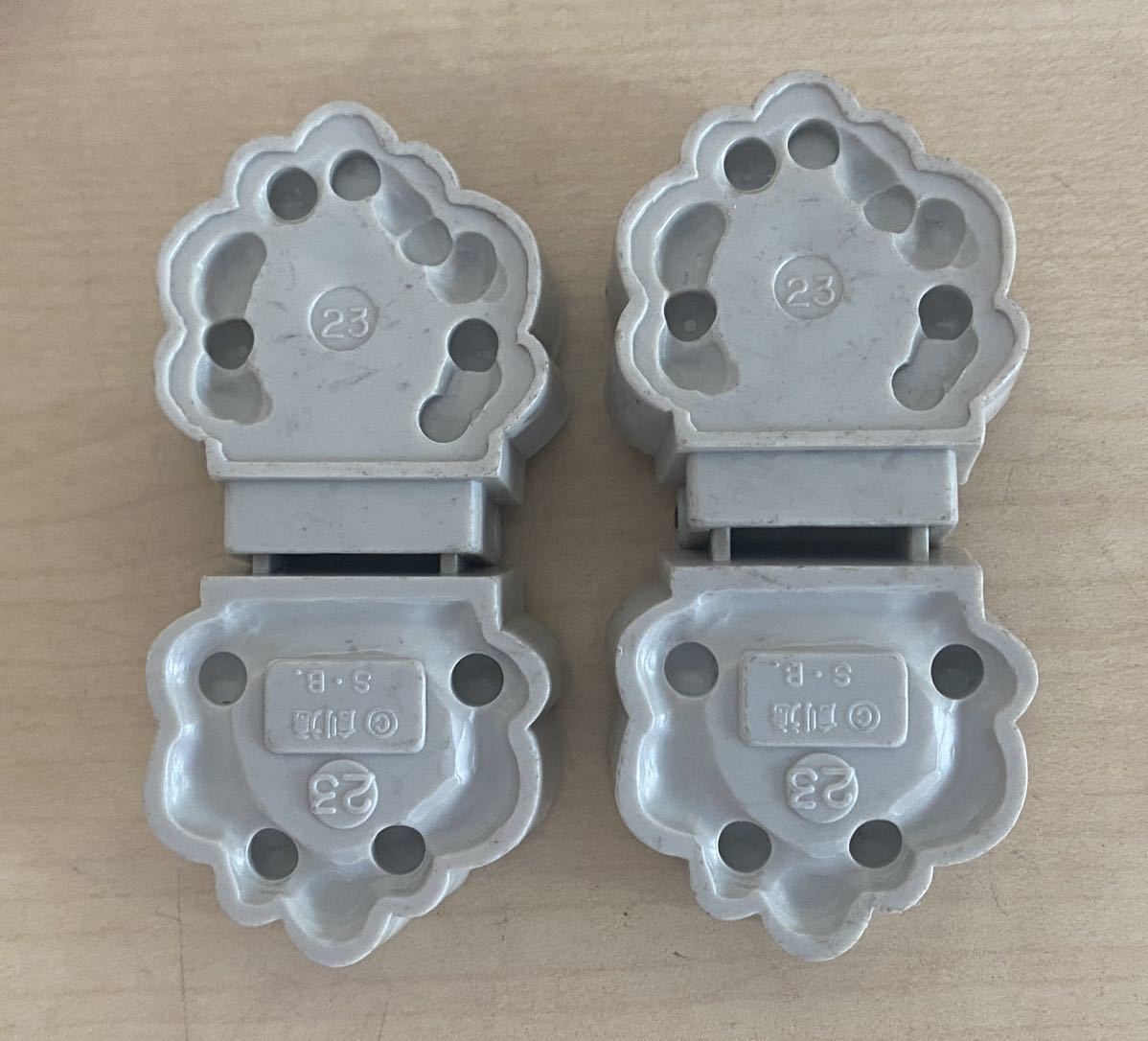 代購代標第一品牌－樂淘letao－SDガンダム ガシャベース 粘土型 消しゴム型 武者ZZガンダム 2個 当時物