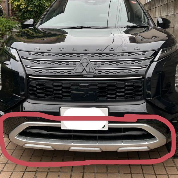 代購代標第一品牌－樂淘letao－三菱 アウトランダー gn0w 純正前後スキッドプレート（バンパーパーツ）フロント リアセット